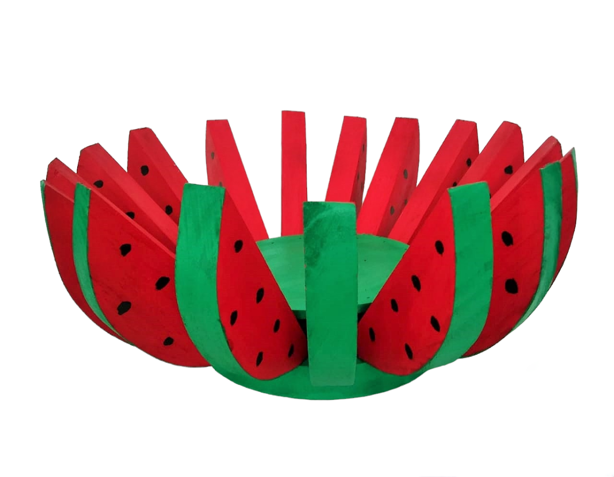 Fruteira De Banana Belíssima + Fruteira De Melancia - Artes Raiz de Minas